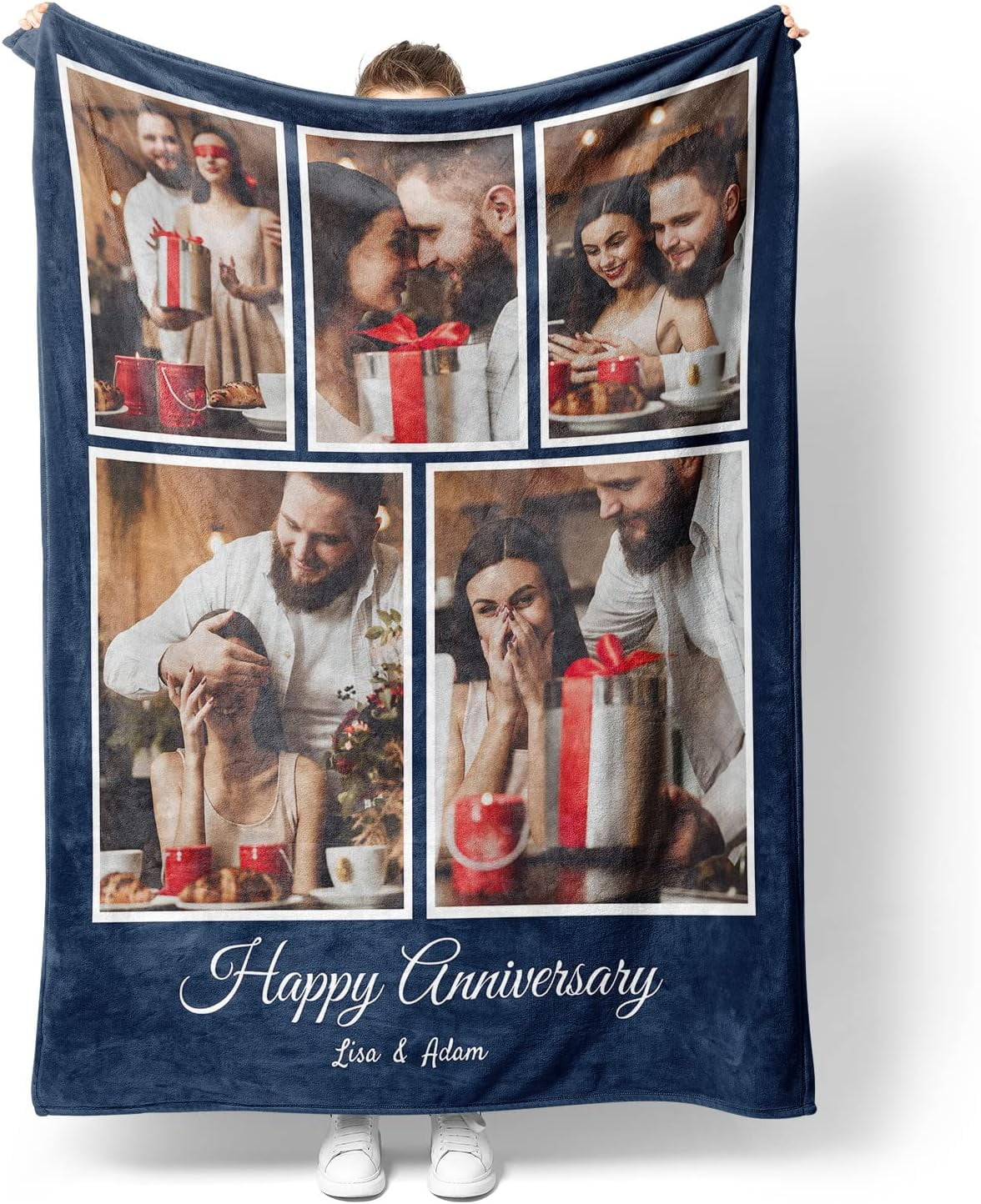 Customized Blankets with Photos Personalized Picture Collage Throw ...