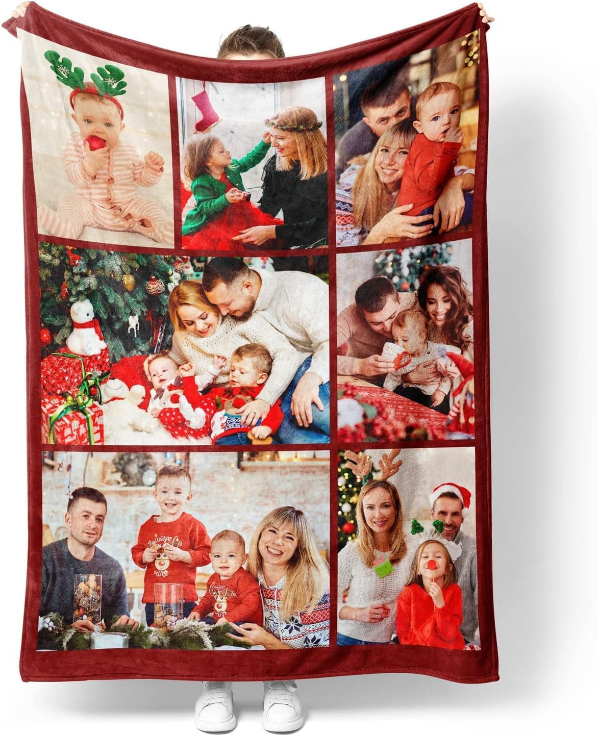 Customized Blankets with Photos Personalized Picture Collage Throw ...