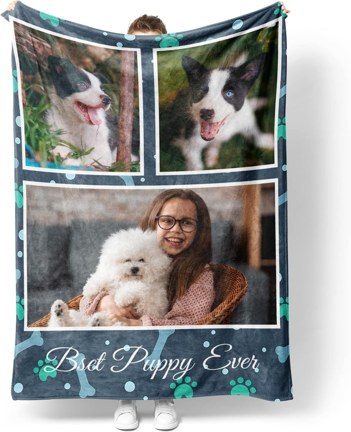 Customized Blankets with Photos Personalized Picture Collage Throw ...