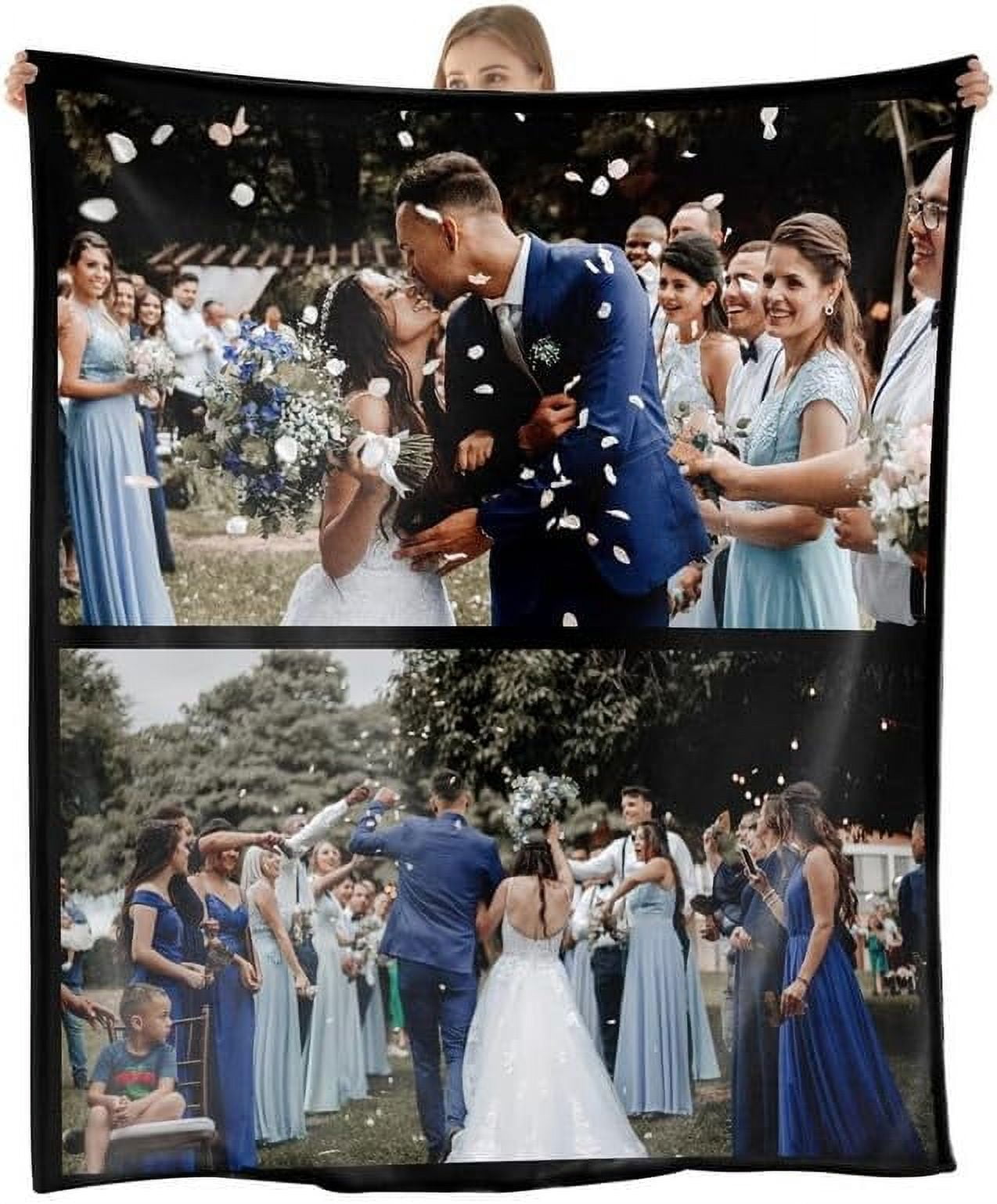 Customized Blankets with Photos Texts-Personalized Picture Collage ...