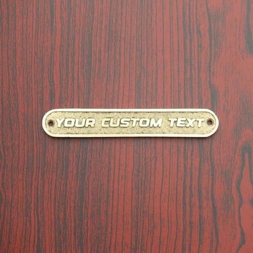 Customized Brass Door Sign Plaques| Traditional| Easy DIY Installation ...