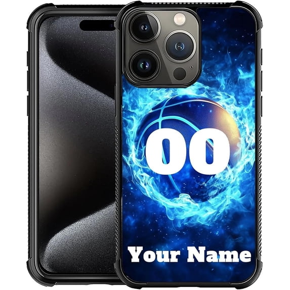 Customized Case Number Name Sports Case for iPhone 17 16 15 14 13 12 11 ...