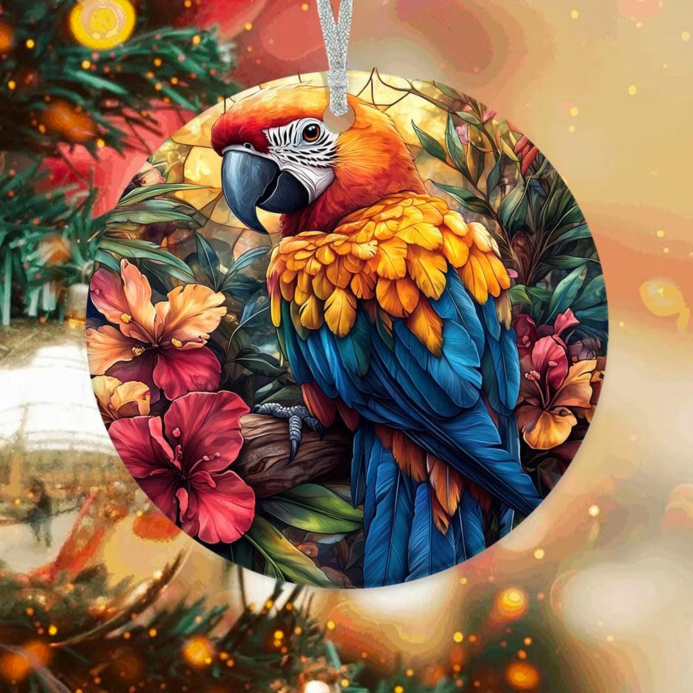 Customized Christmas Ornaments 2025 Captain Macaw, Captain Macaw ...
