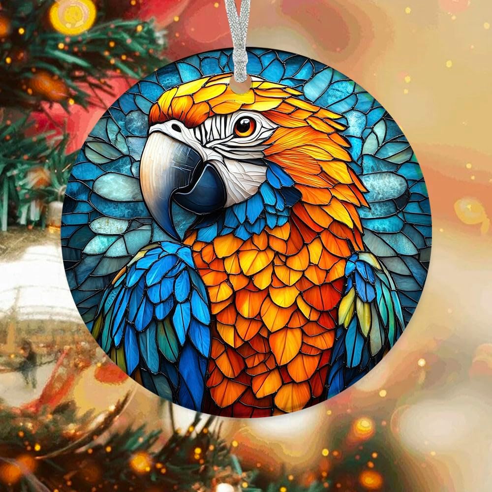 Customized Christmas Ornaments 2025 Captain Macaw, Captain Macaw ...