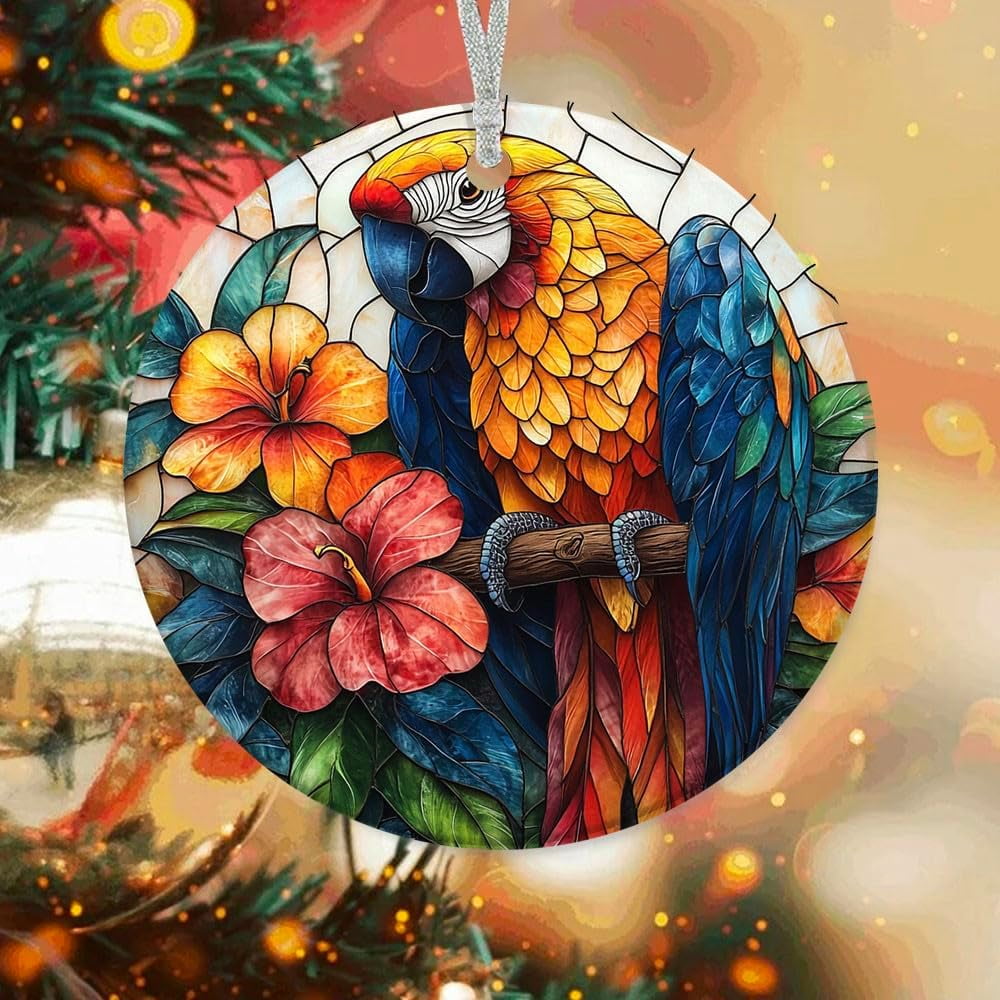 Customized Christmas Ornaments 2025 Captain Macaw, Captain Macaw ...