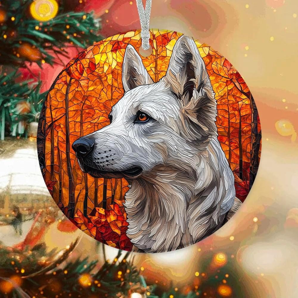 Customized Christmas Ornaments 2025 German Shepherd, German Shepherd ...