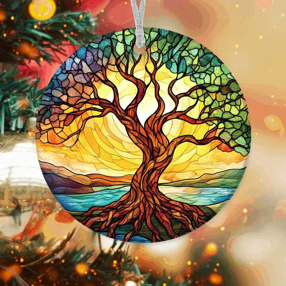 Customized Christmas Ornaments 2025 Tree of Life, Tree of Life Ornament ...