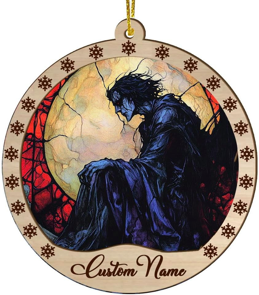 Customized Christmas Suncatcher 2025 Brooding Vampire, Brooding Vampire ...