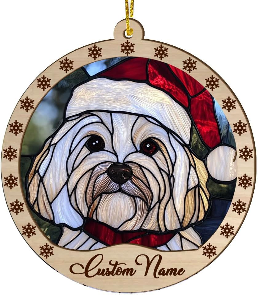 Customized Cirnechi Dog Stained Glass Sun Catcher, Cirnechi Dog ...