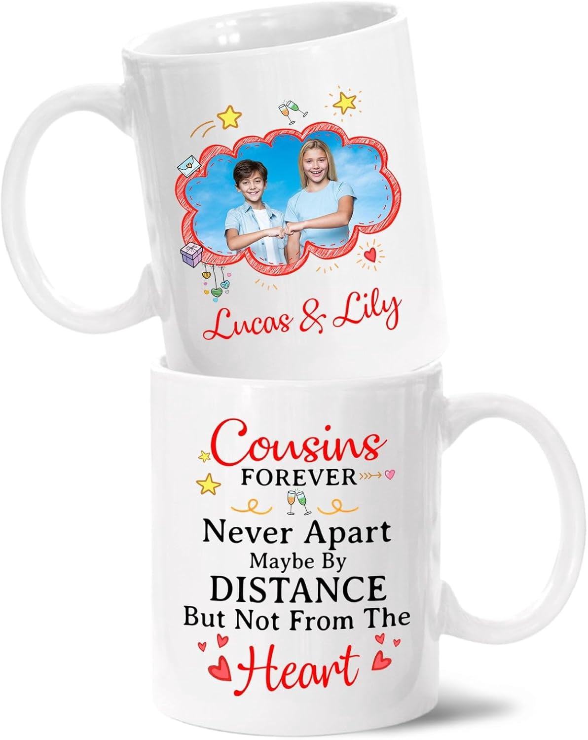 Customized Cousin Cup, Cousins Make The Best Friends Tea Mug, Cousin ...
