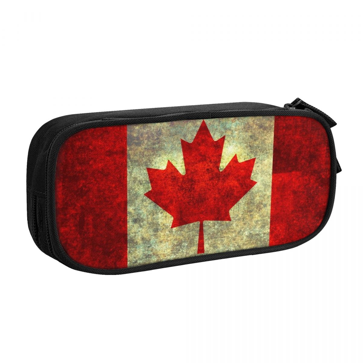 Customized Cute Flag Of Canada Pencil Case for Large Storage Canadian ...
