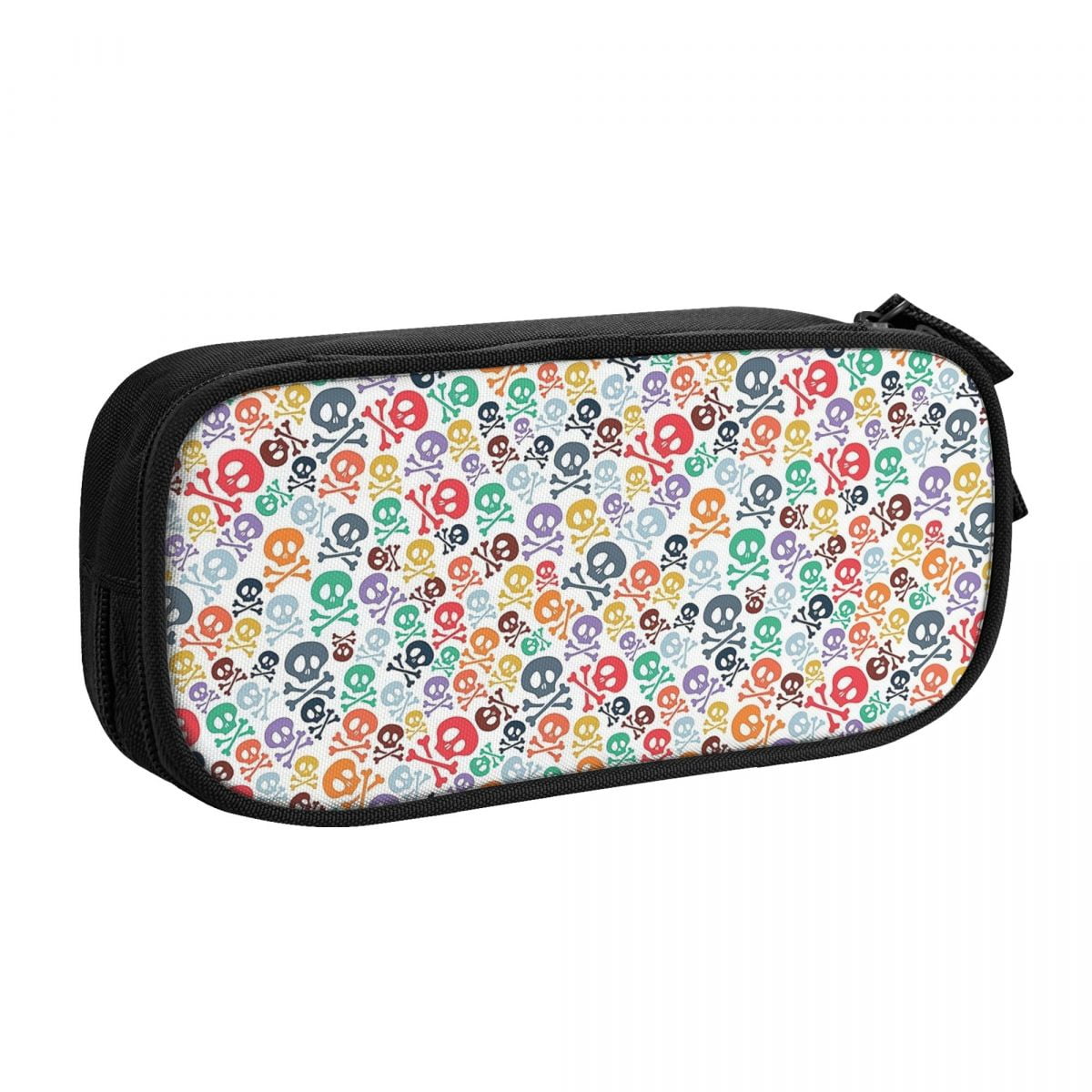 Customized Cute Horror Skull Print Pencil Case for Large Storage ...
