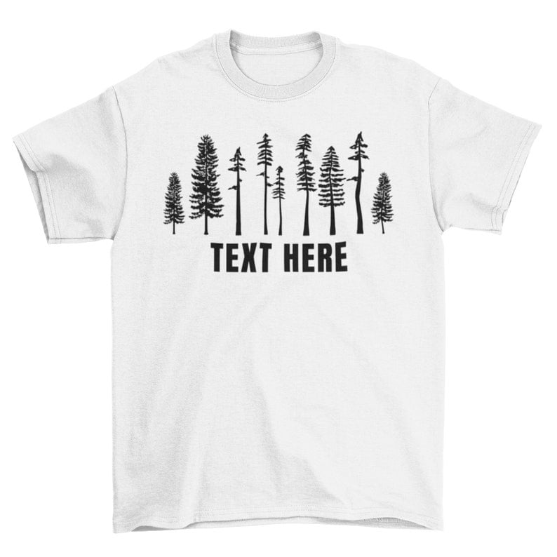 Customized Different Pine Tress For Pine Tree Lover Classical T-Shirt ...