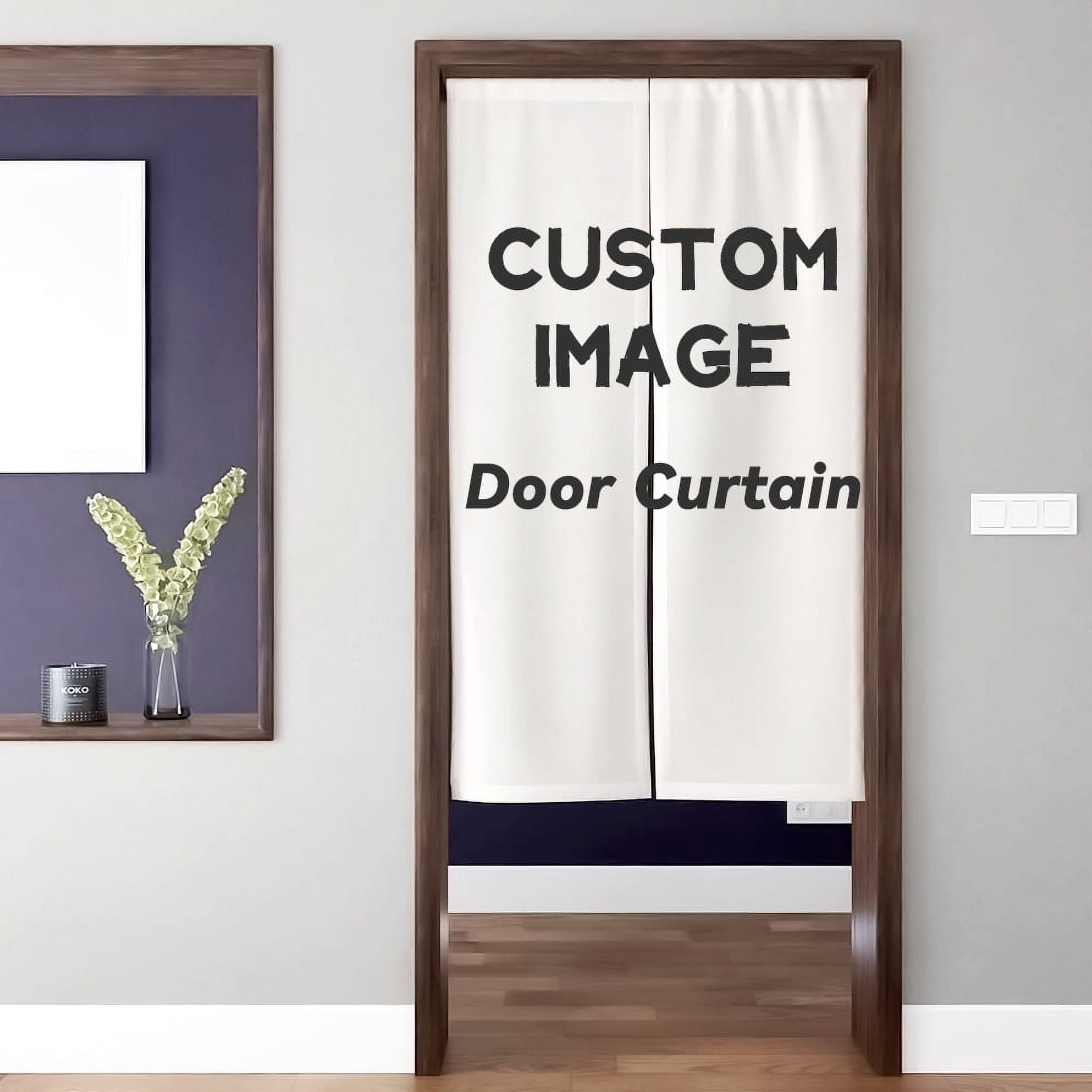 Customized Door Curtains Custom Sizes and Pictures Logo Entryway ...