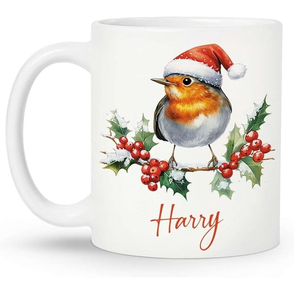 Customized Eastern Bluebird Ceramic Cup 11oz 15oz, Custom Unique Name ...