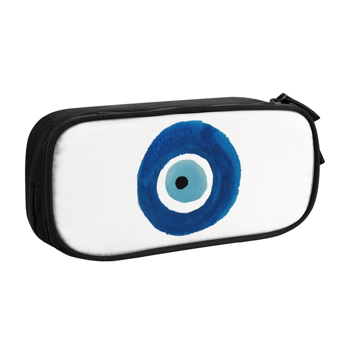 Customized Evil Eye Mandala In Gold And Blue Pencil Case for Large ...