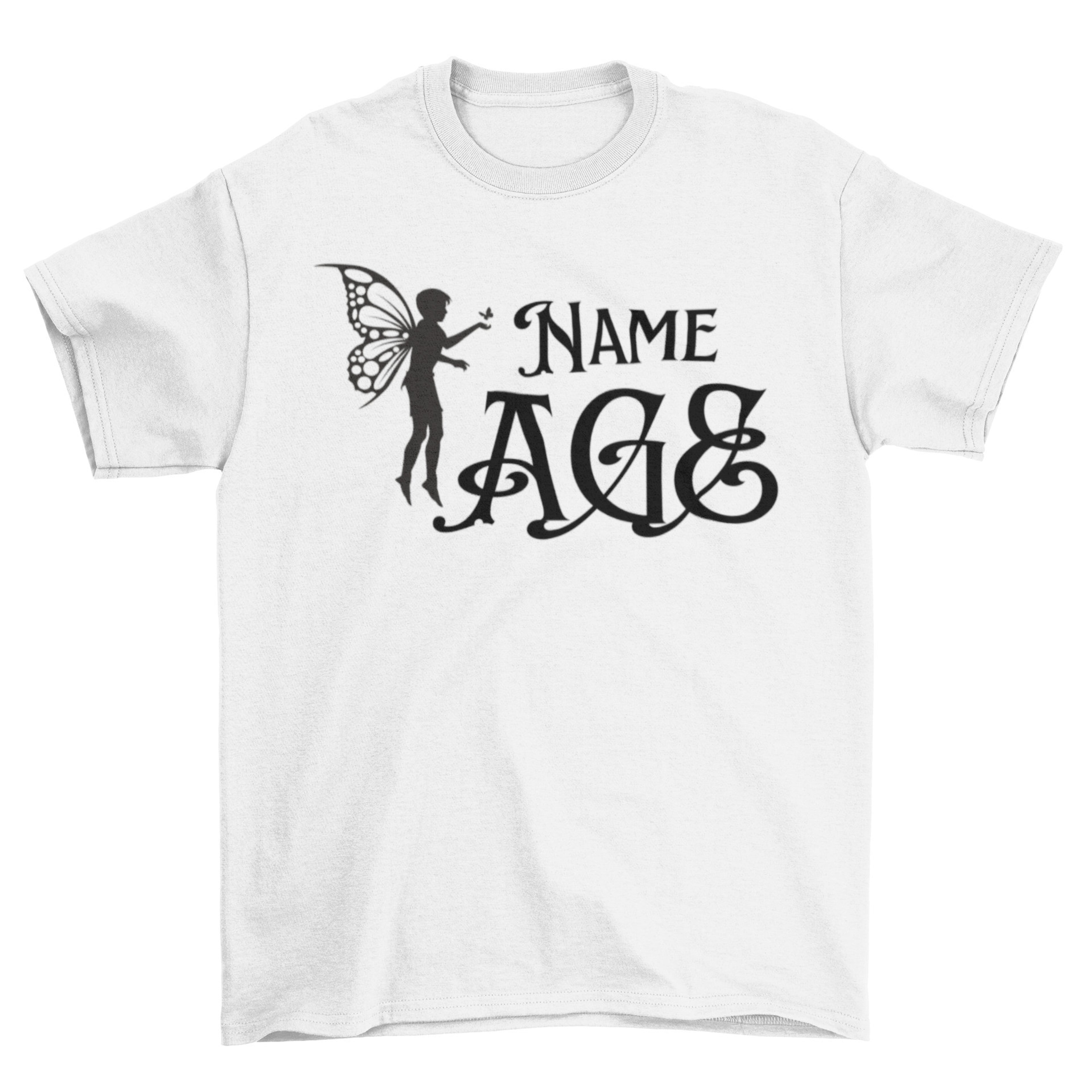 Customized Fairytale Fairy WHITE Boy Shirt, Mythical Creature Shirt ...