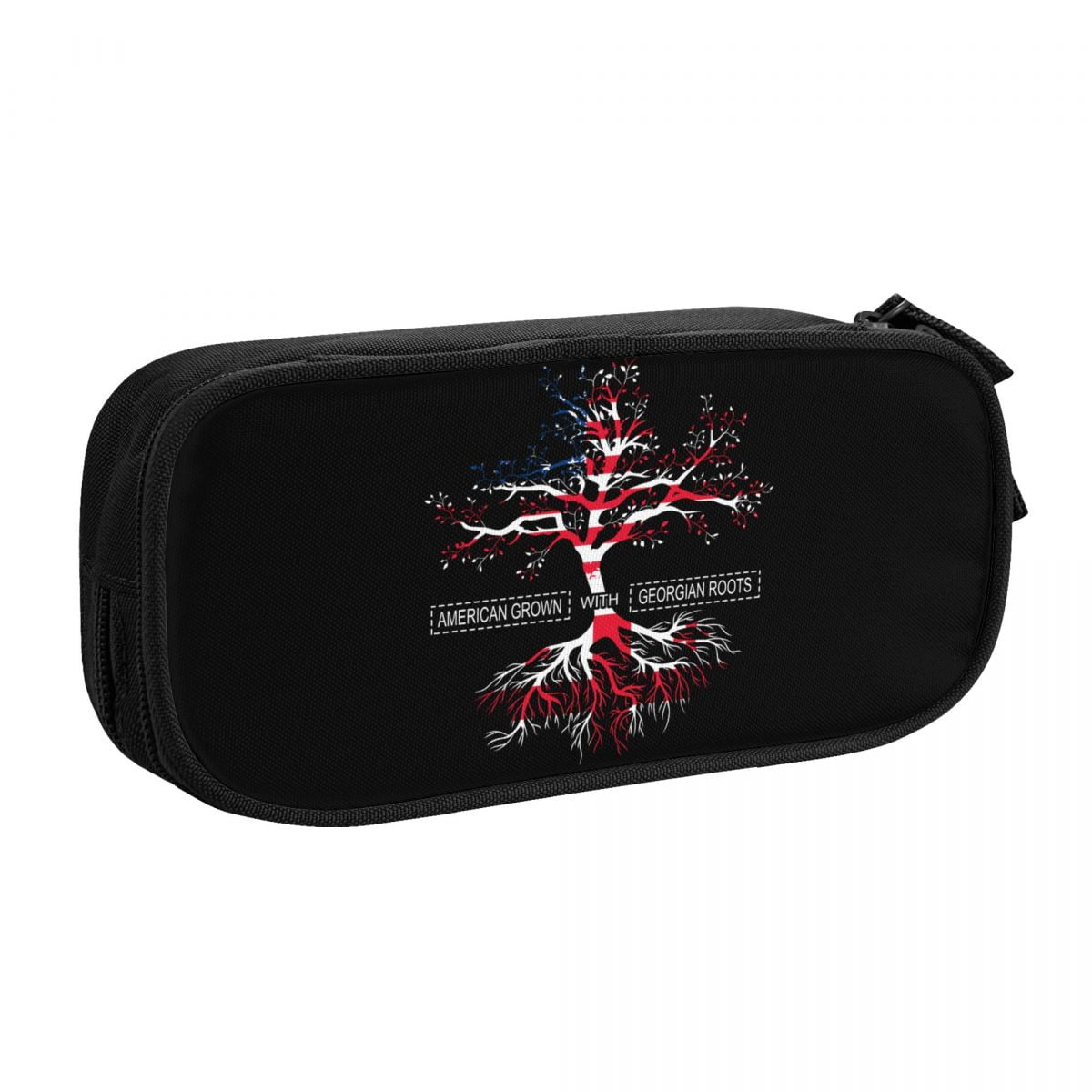 Customized Georgia Flag Decal Kawaii Pencil Case Large Capacity ...