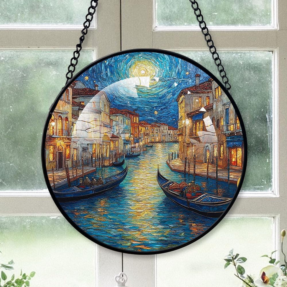 Customized Grand Canal Stained Glass Window Hangings, Grand Canal ...