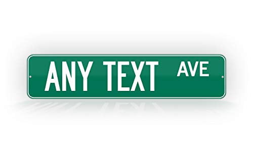 Customized Green Road Sign Personalized Novelty Street Sign - Walmart.com