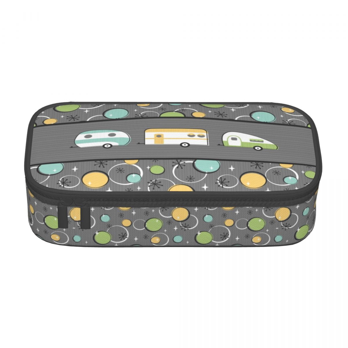 Customized Happy Camper Van Life Kawaii Pencil Cases s Large Capacity ...