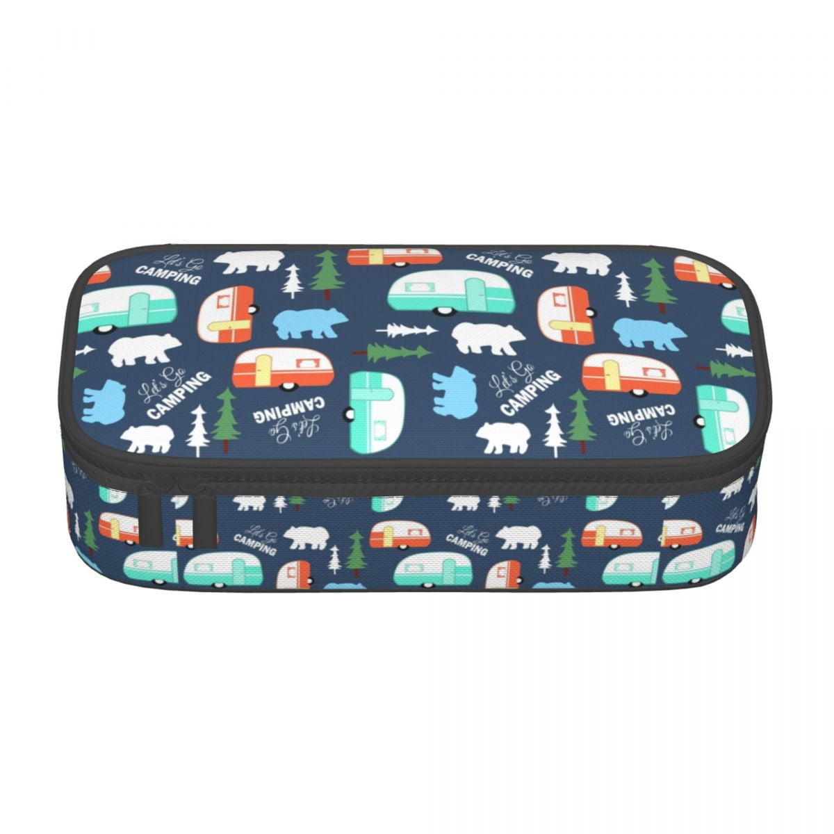 Customized Happy Camper Van Life Kawaii Pencil Cases s Large Capacity ...