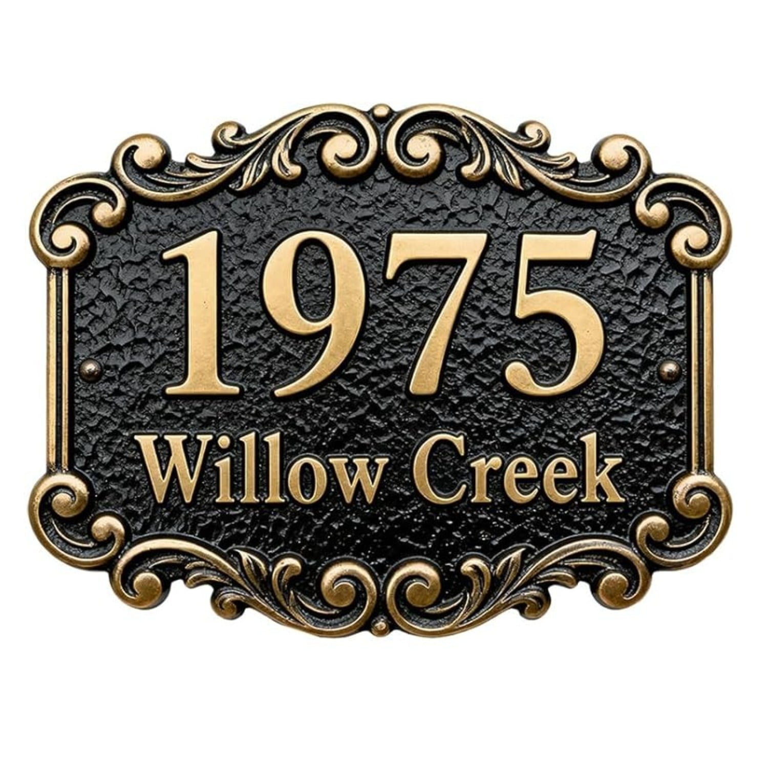 Customized House Address Plaques Outdoor House Number Sign Custom ...