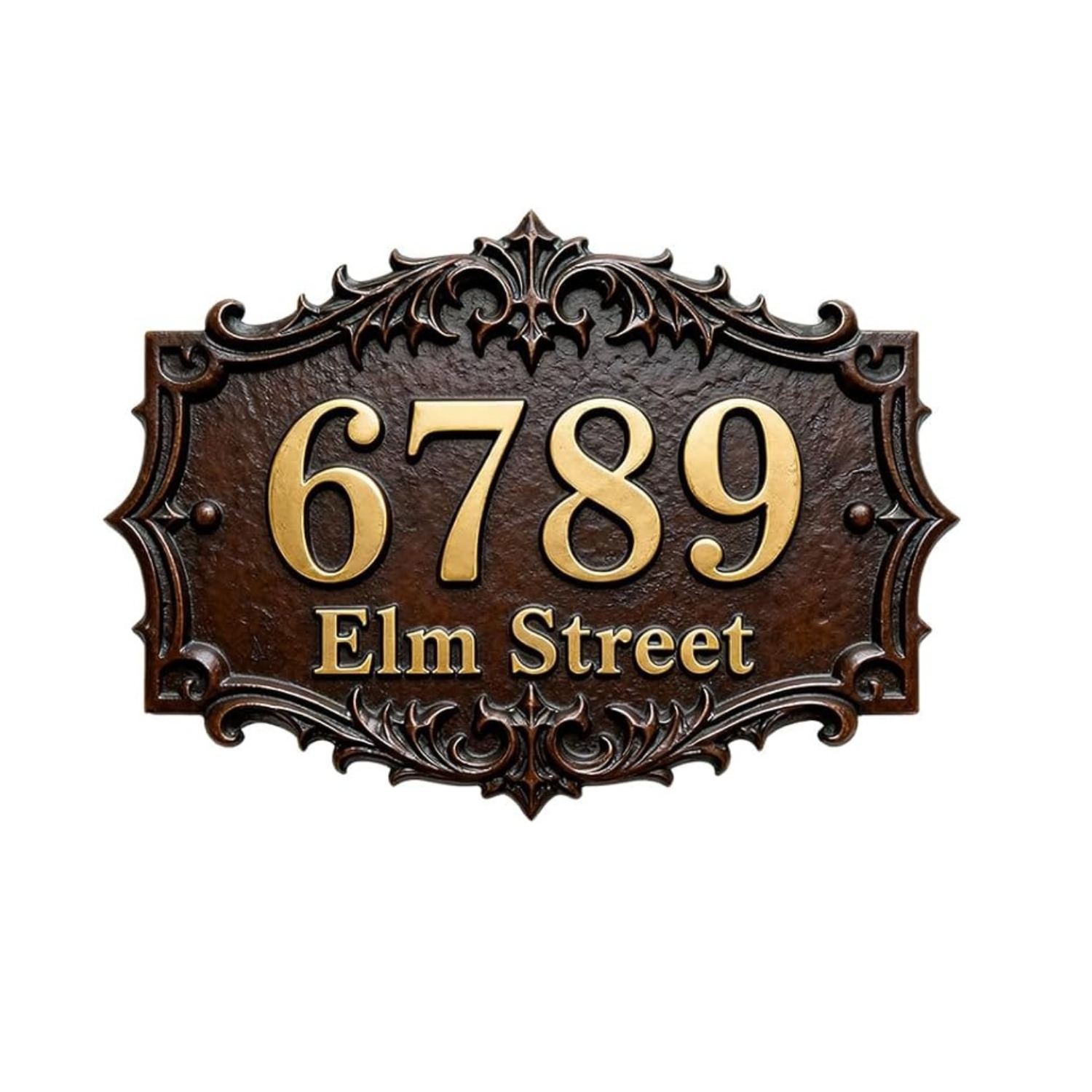 Customized House Address Plaques Outdoor House Number Sign Custom ...