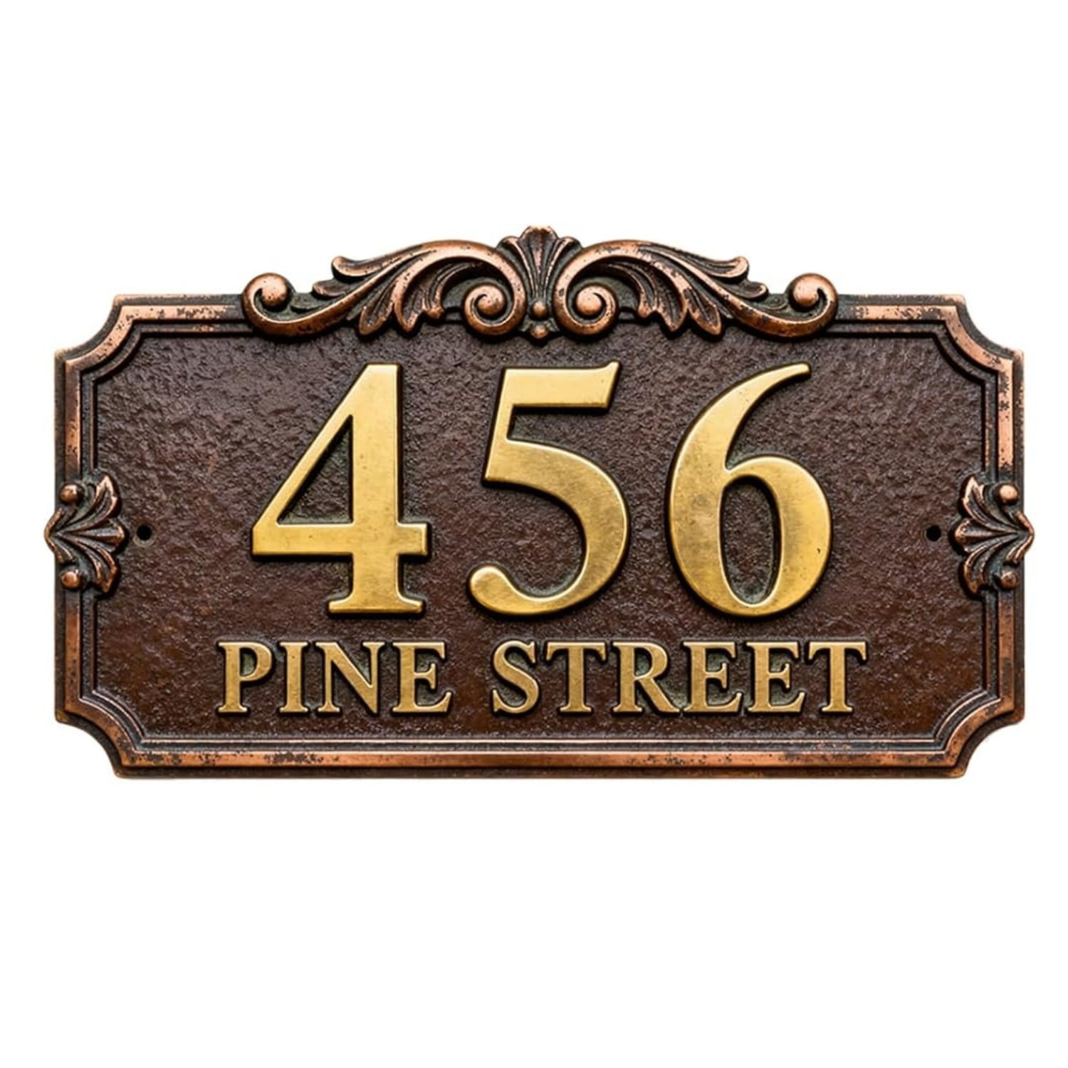Customized House Address Plaques Outdoor House Number Sign Custom ...