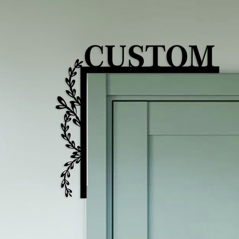 Customized House Name Number Sign Plate Residential Address Plaque ...