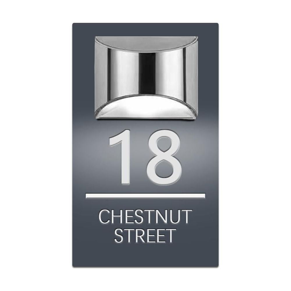 Customized House Numbers, Custom Solar House Sign, Personalised House ...