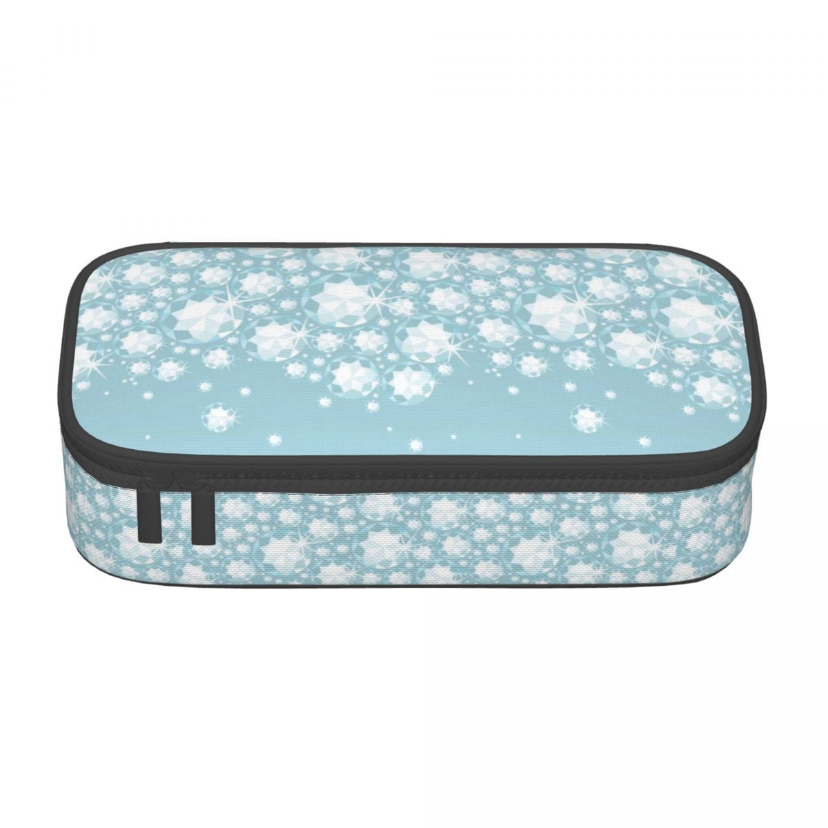 Customized Jewelry Gemst Silver Crystal Pencil Cases Glitter Rhinests s ...