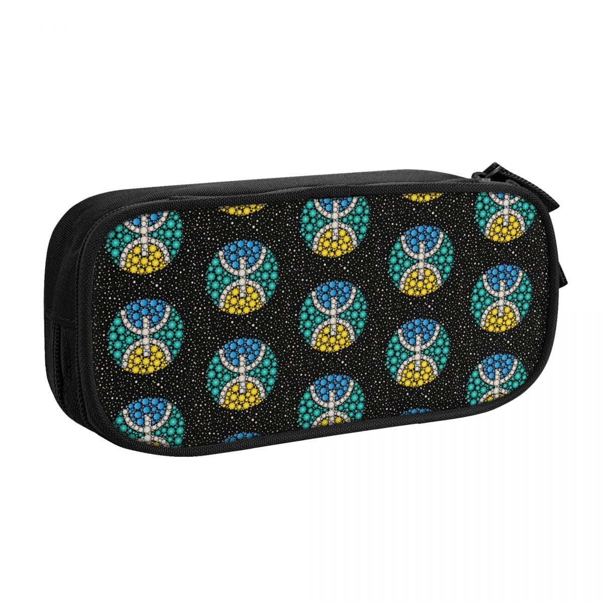 Customized Kabyle Amazigh Carpet Pencil Cases for Big Capacity Africa ...