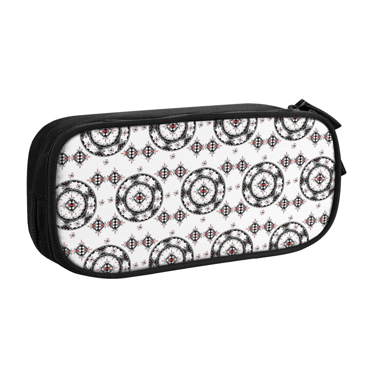 Customized Kabyle Amazigh Carpet Pencil Cases for Big Capacity Africa Algeria Ethnic Pen Bag Box ...