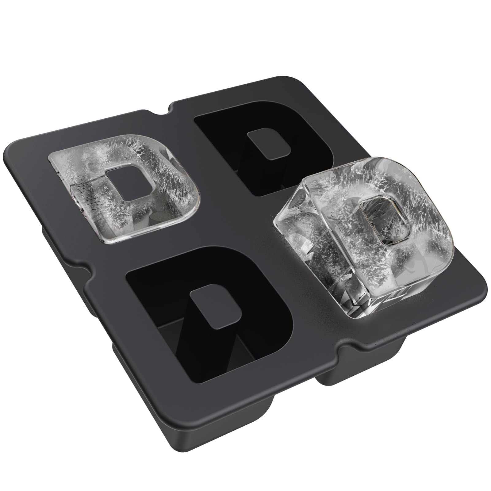 Customized Letter D Ice Cube Mold -Letter Silicone Ice Mold for Custom ...