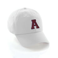 Classic 3D Raised Initial Letters A to Z Structured Baseball Hat Cap ...