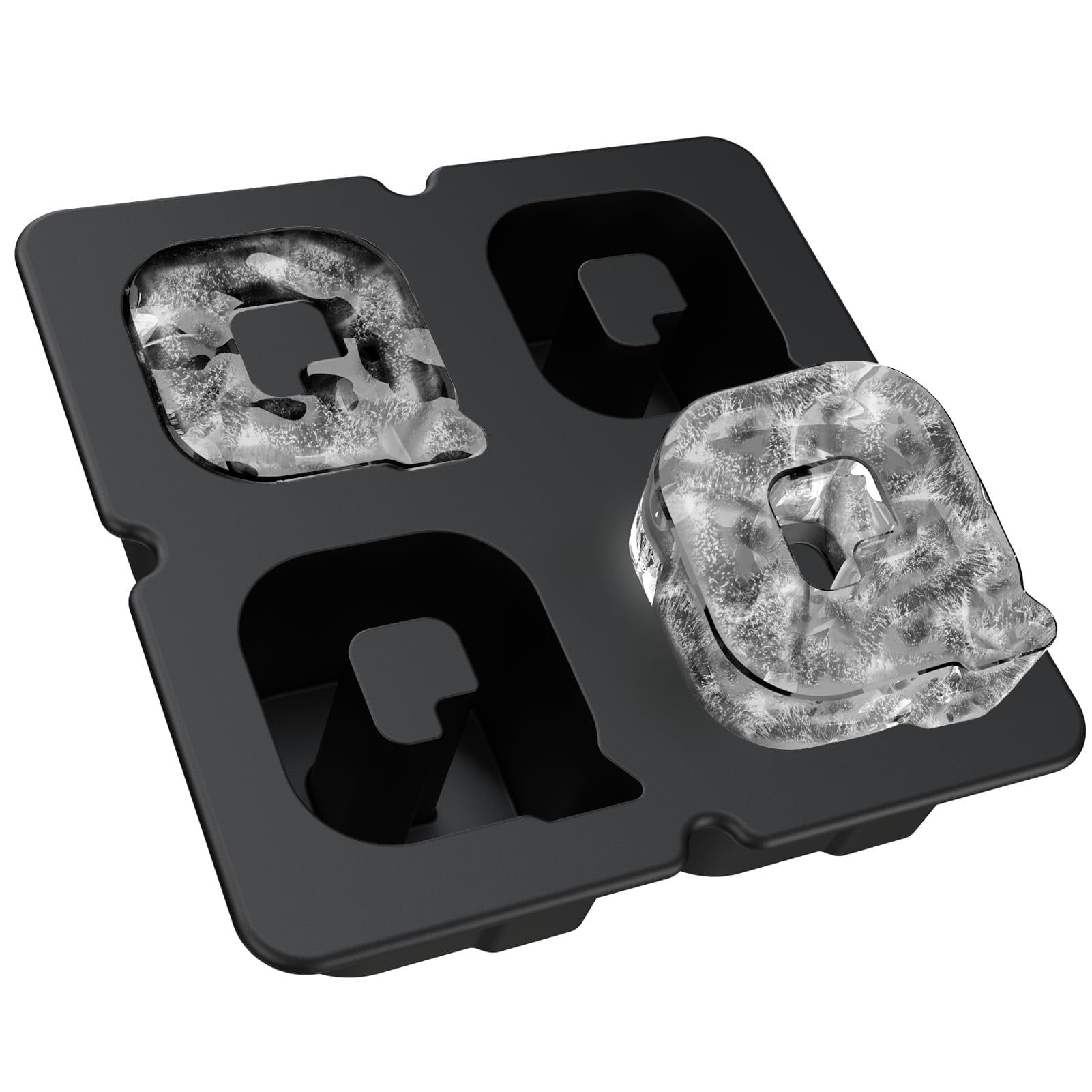 Customized Letter Q Ice Cube Mold -Letter Silicone Ice Mold for Custom ...