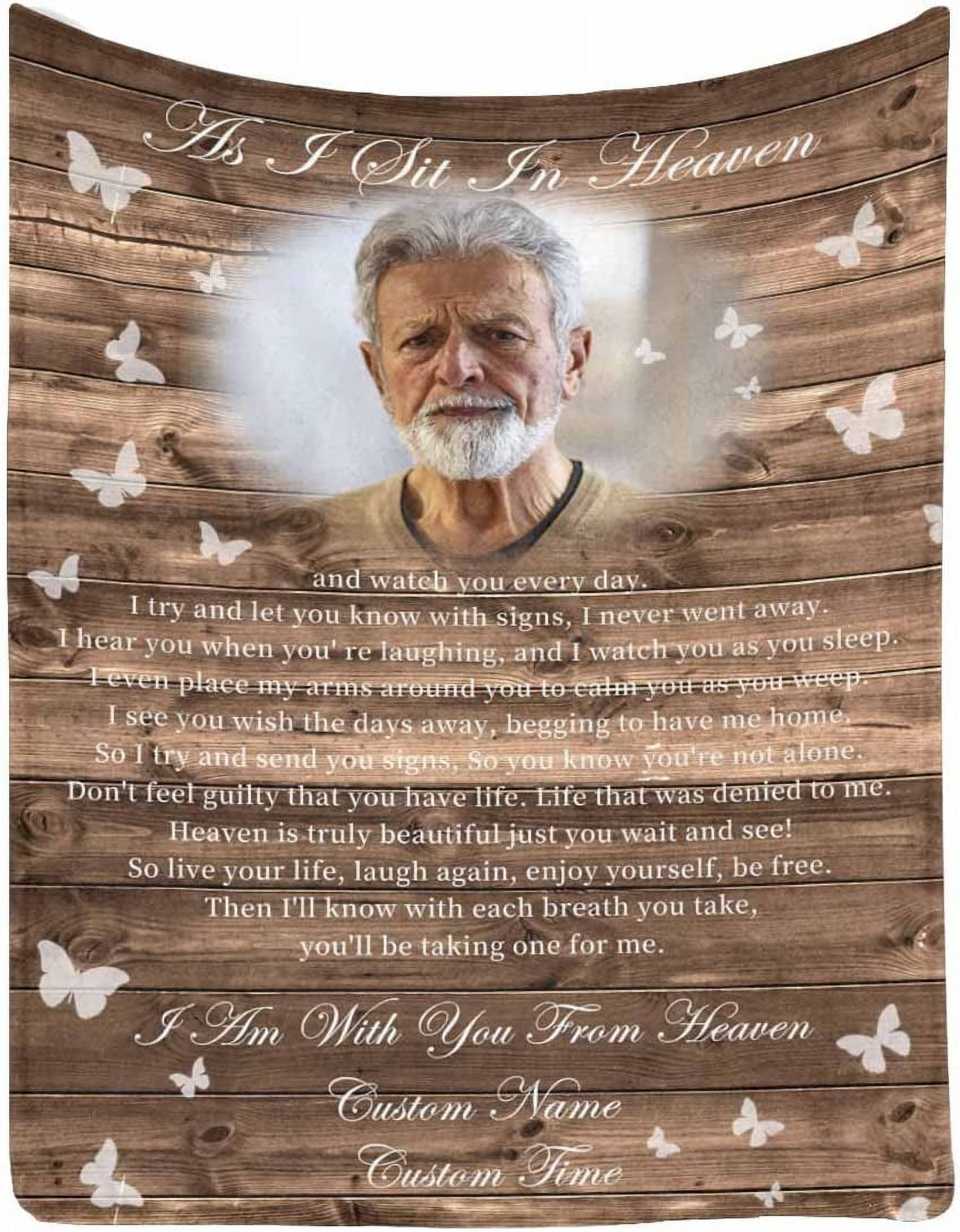 Customized Loss of Loved Mother Father Sympathy Gift, Miss and Love You ...