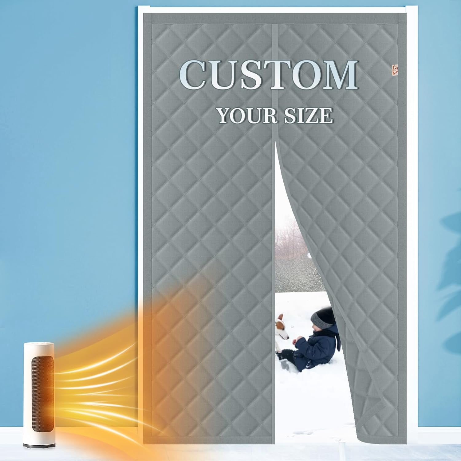 Customized Magnetic Thermal Insulated Curtain for Doors and Windows ...