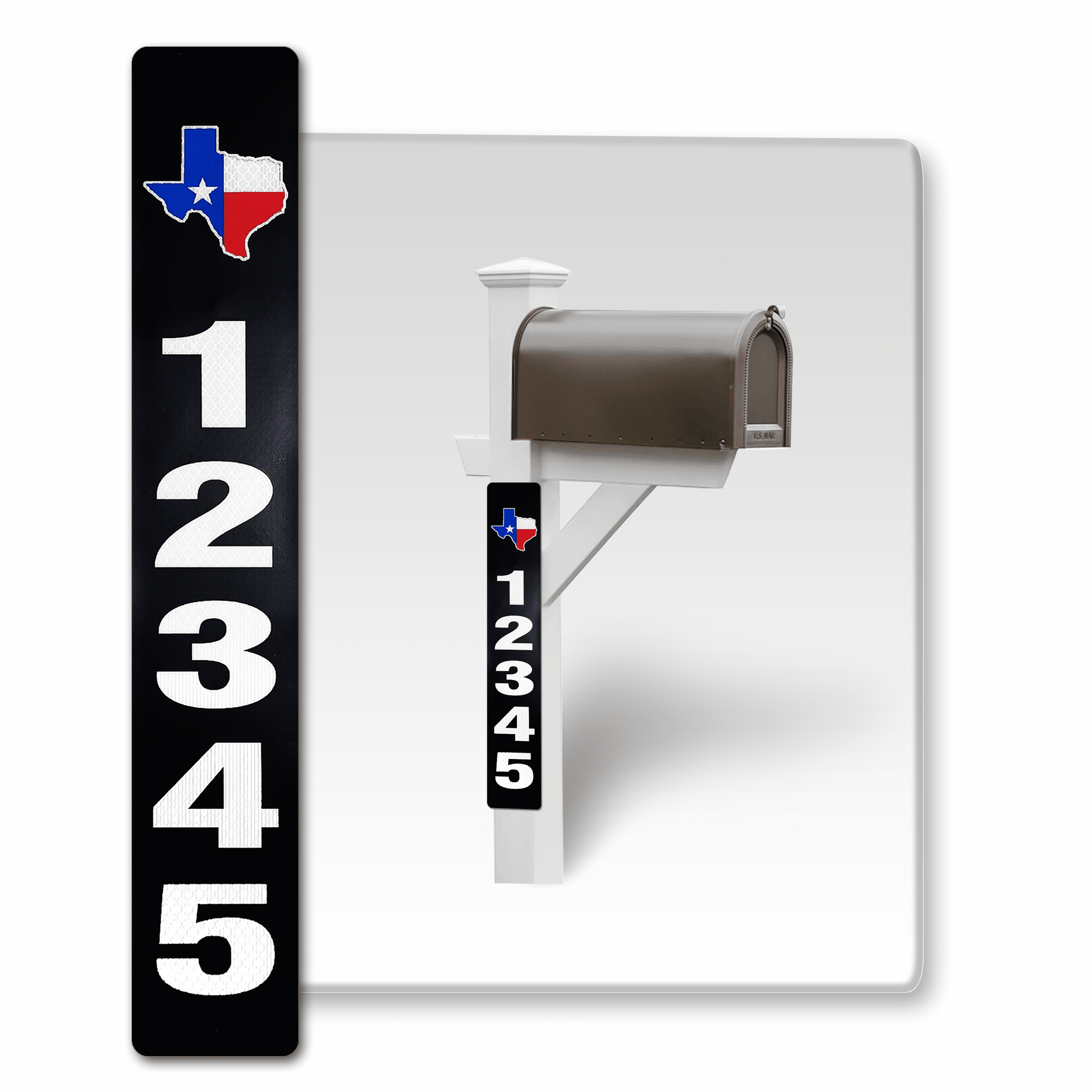 Customized Mailbox Address Numbers Stickers for Outside, 911 Emergency ...