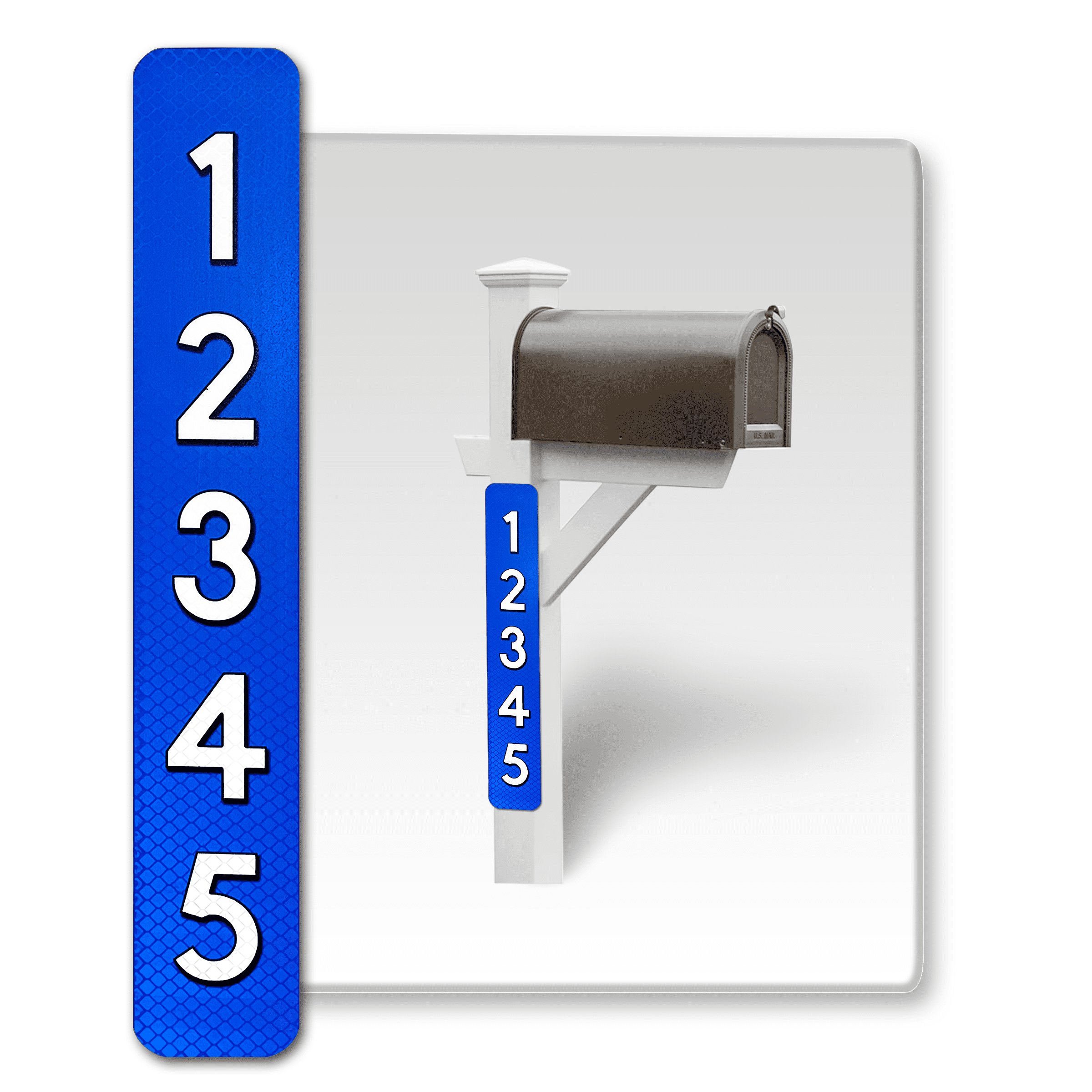 Customized Mailbox Address Numbers Stickers for Outside, 911 Emergency ...