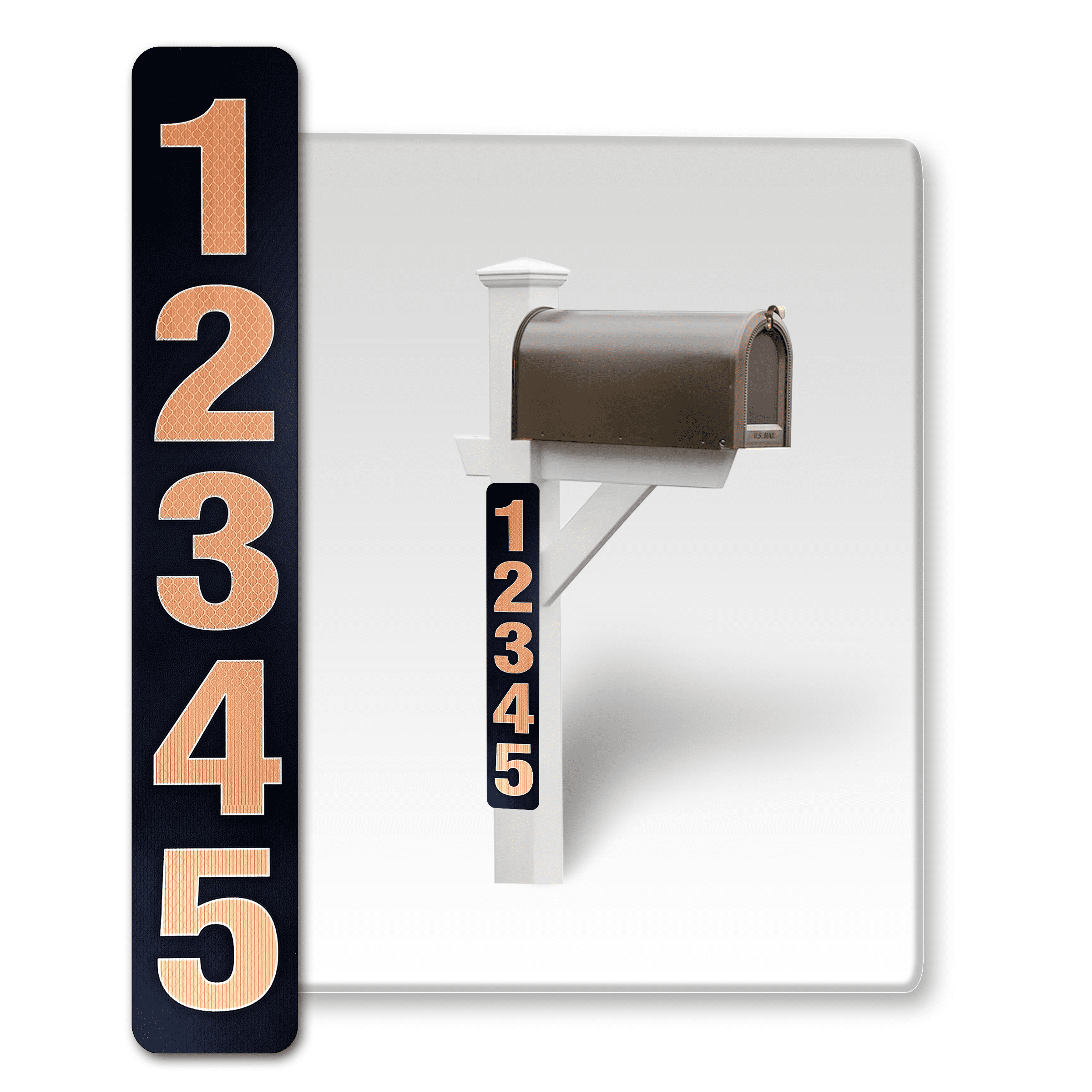 Customized Mailbox Address Numbers Stickers for Outside, 911 Emergency ...
