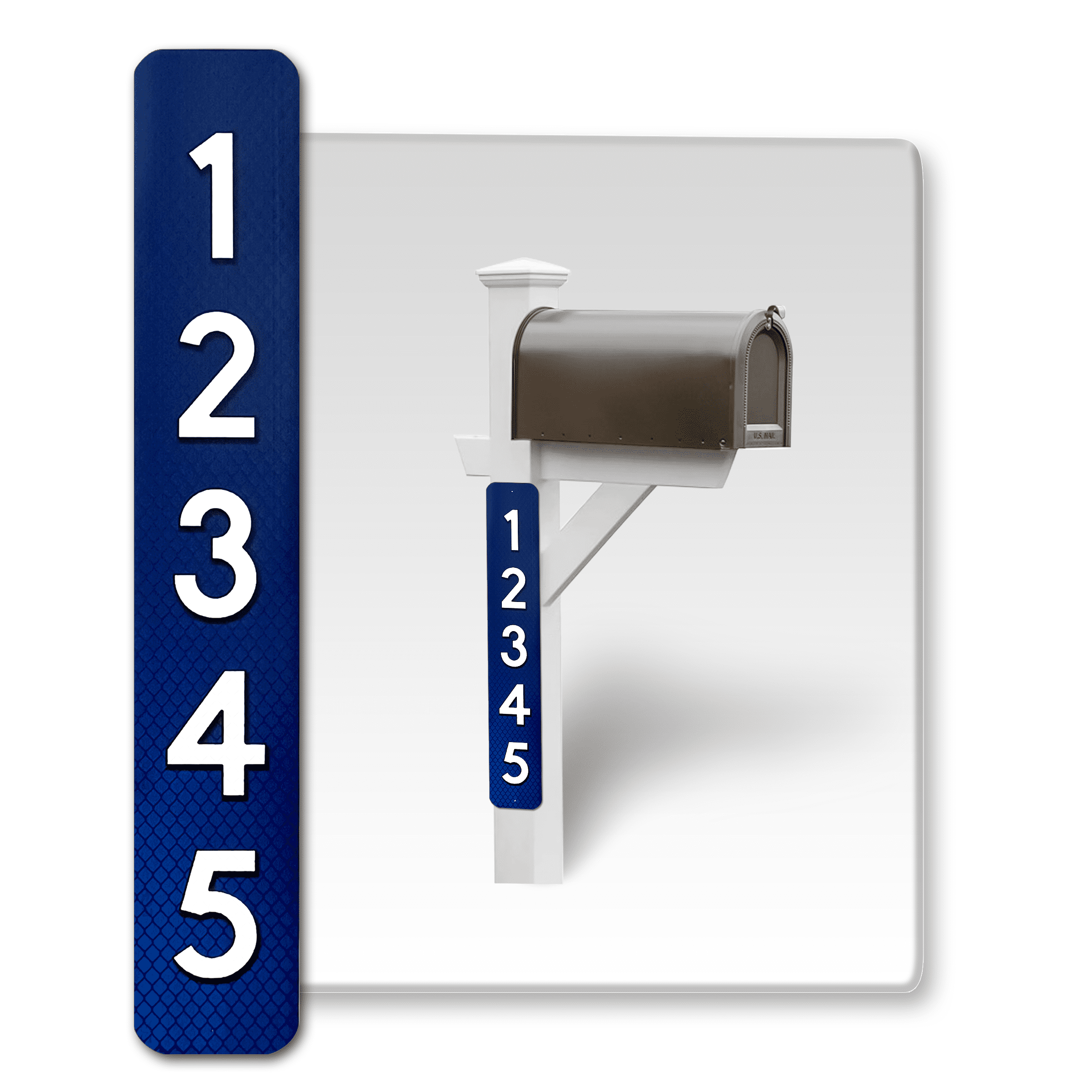 Customized Mailbox Address Numbers Stickers for Outside, 911 Emergency ...