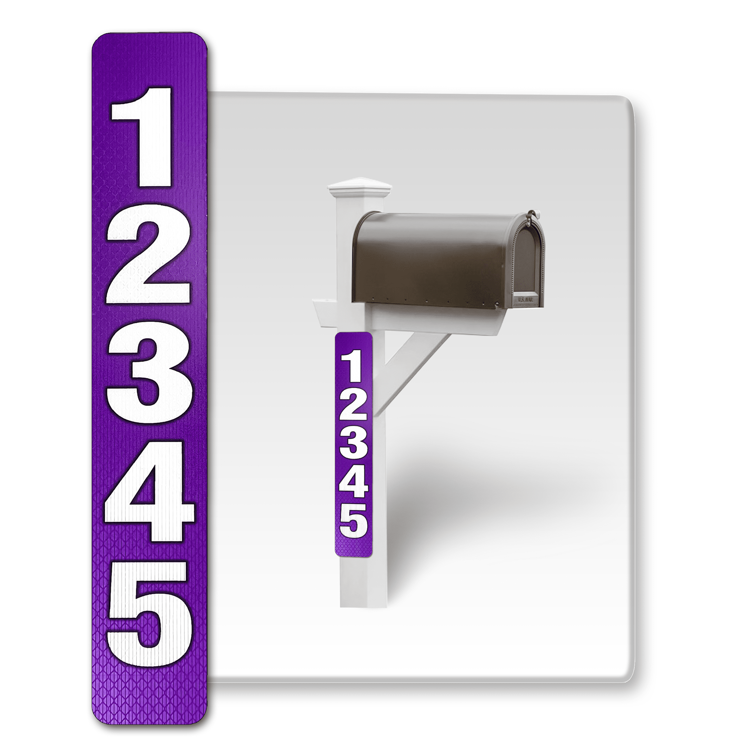 Customized Mailbox Address Numbers Stickers for Outside, 911 Emergency ...