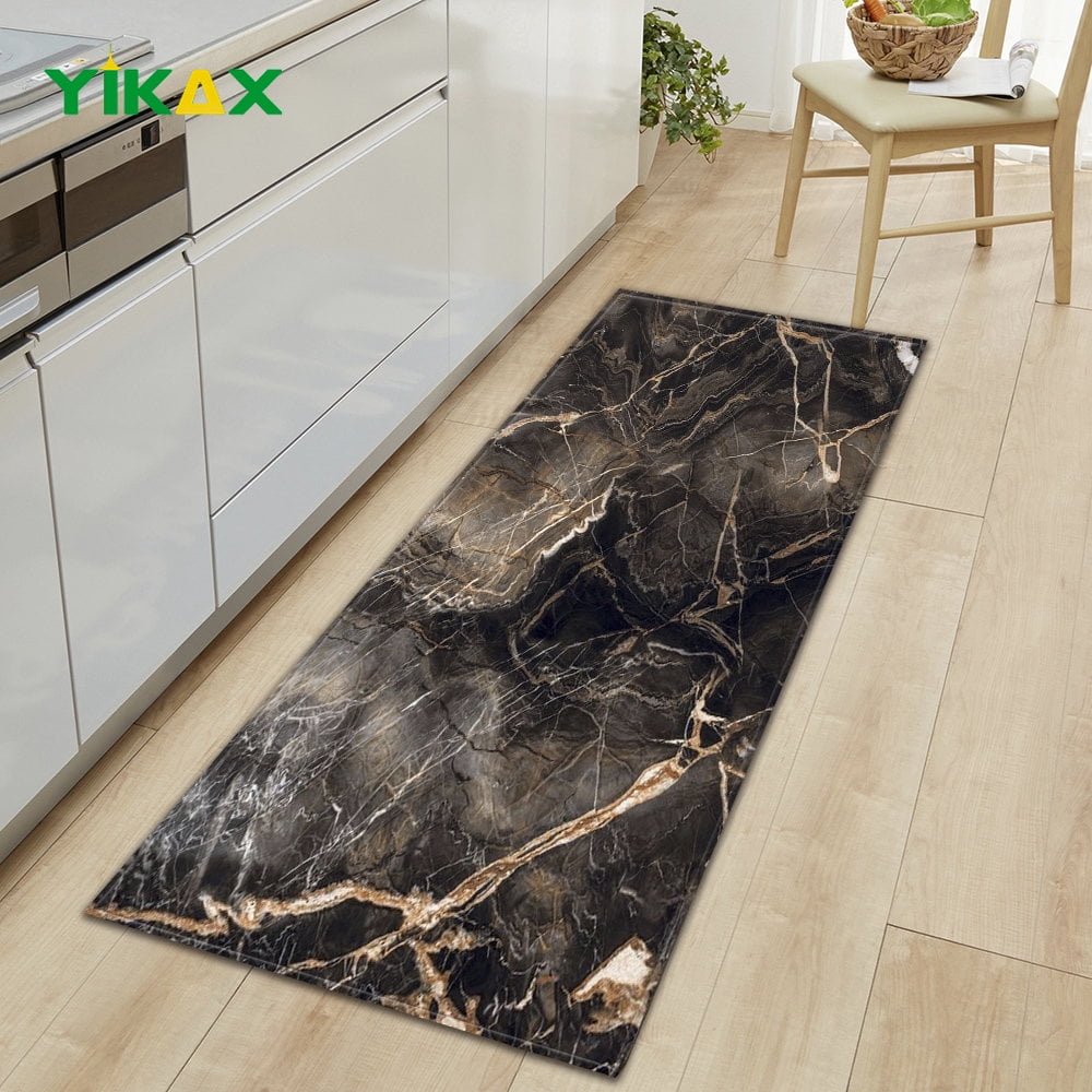 Customized Marble Kitchen Mat Luxury Modern Style Entrance Doormat ...