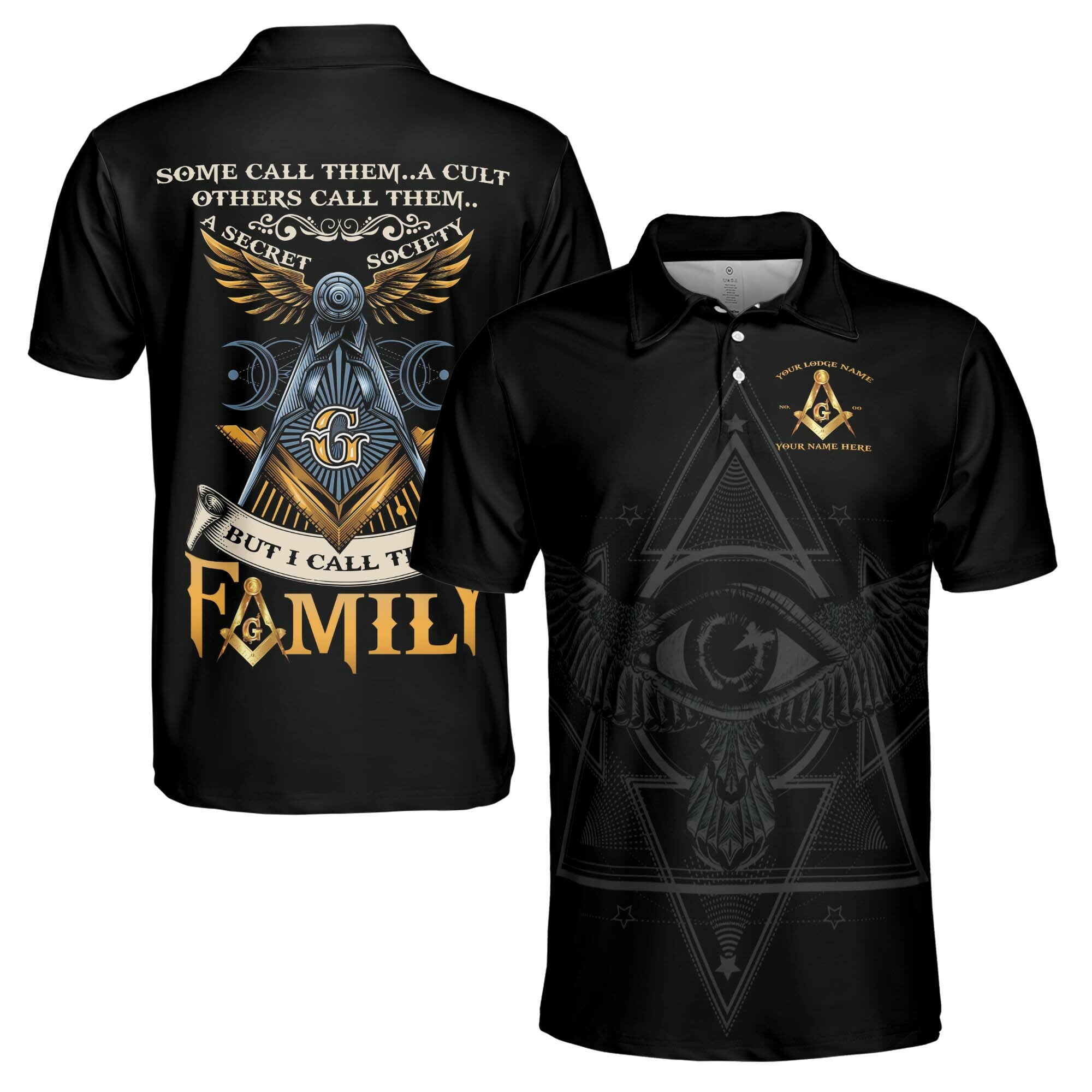 Customized Masonry I Call Them Family Men's Polo Shirt S-5XL - Walmart.com