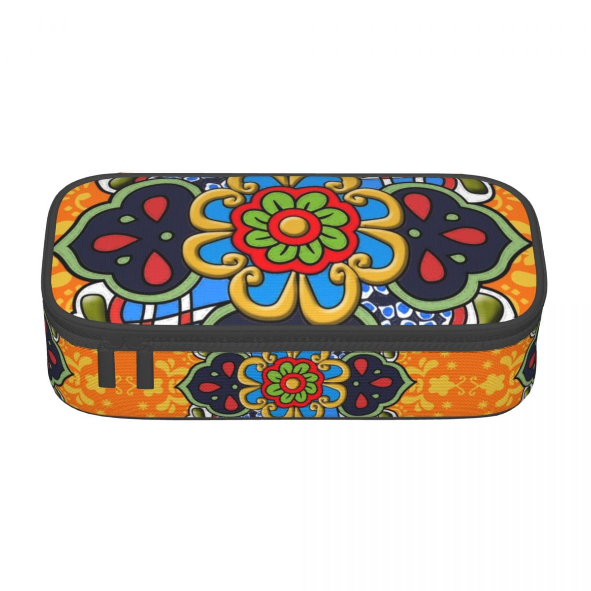 Customized Mexican Spanish Embroidery Flowers Cute Pencil Cases ...