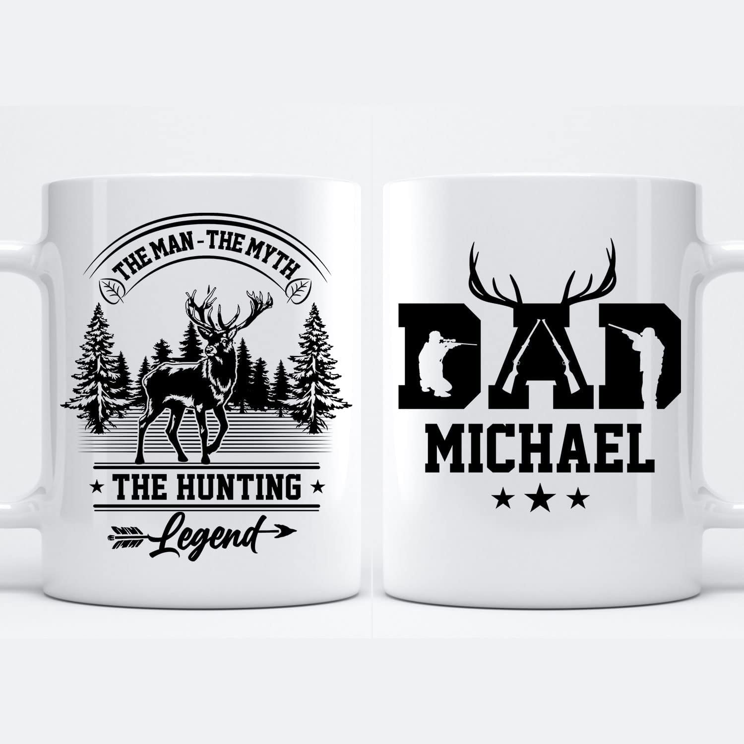 Customized Mug for Dad Birthday Father's Day 2022 The Man The Myth The ...