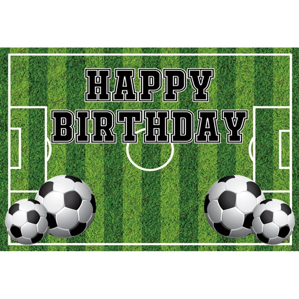 Customized Name Football Soccer Theme Backdrop for Photography Boys ...