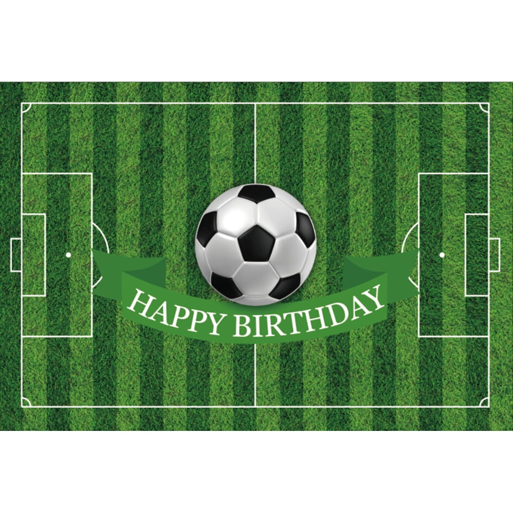 Customized Name Football Soccer Theme Backdrop for Photography Boys ...